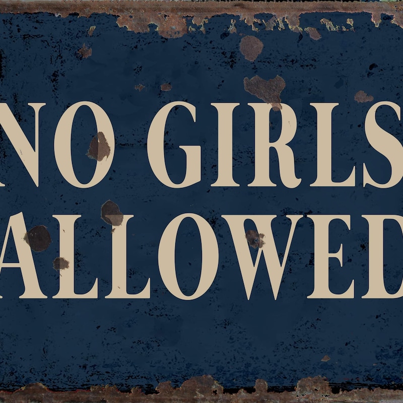 No Girls Allowed Signs - Etsy