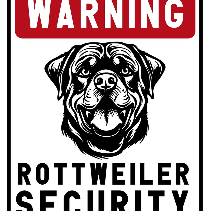 Rottweiler Sign - Etsy