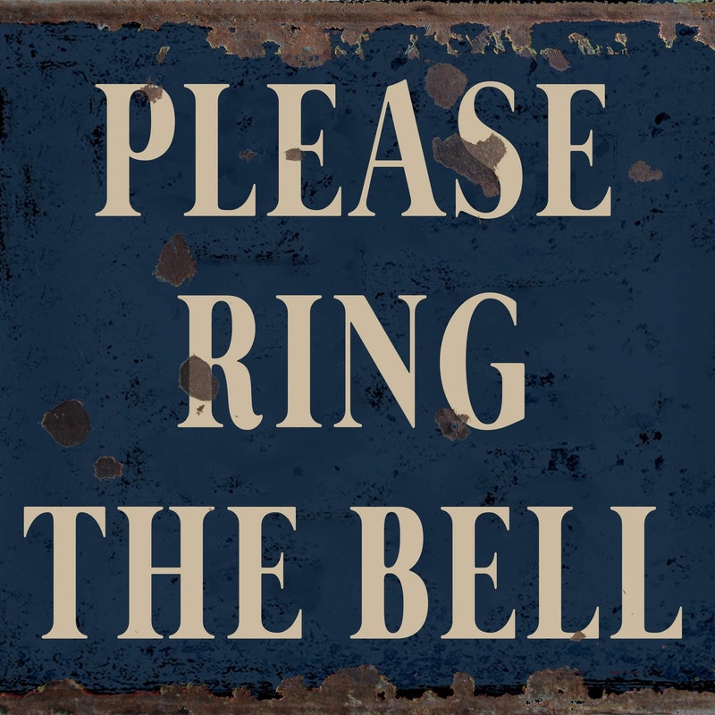 Ring Bell Sign - Etsy