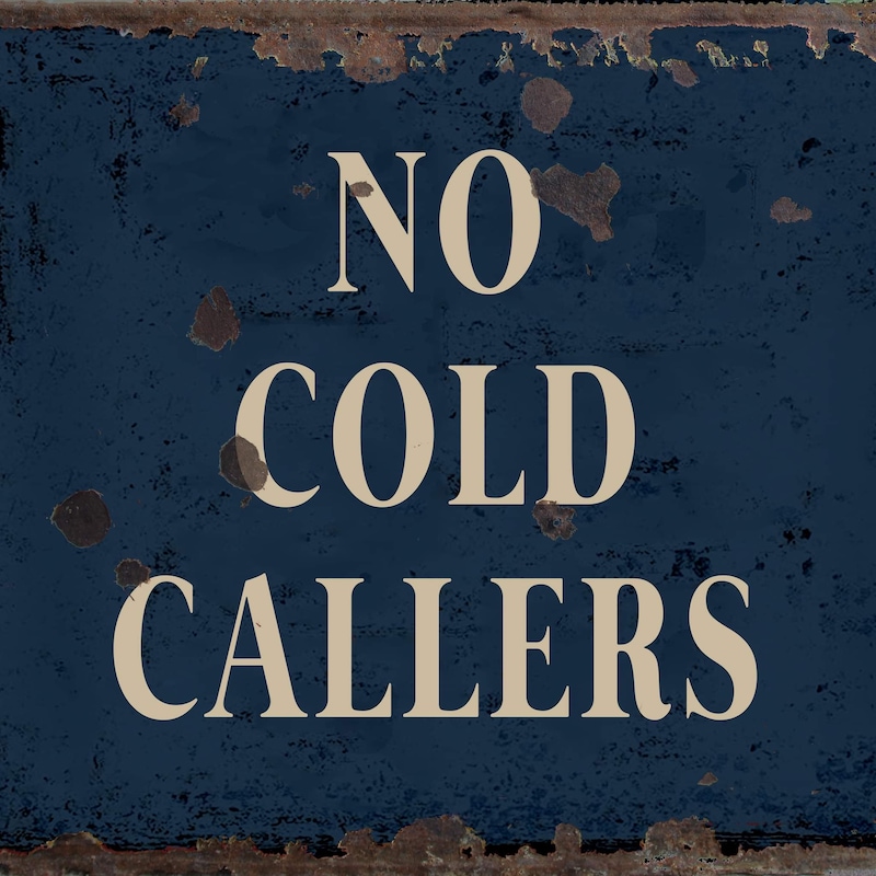 No Cold Callers Sign - Etsy UK