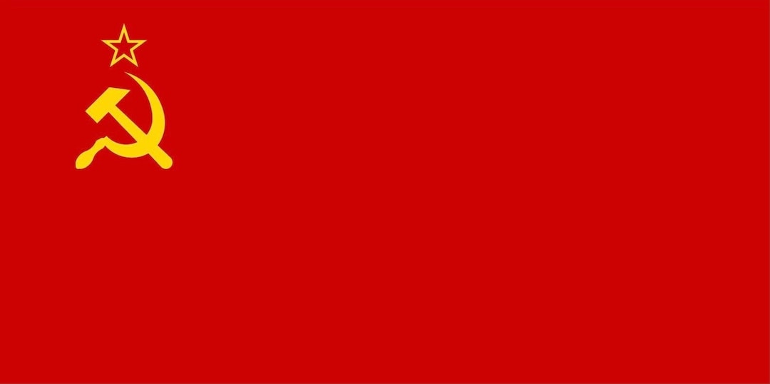 Vintage Soviet Union Flag Metal Sign, Soviet Union Flag Sign, Vintage ...