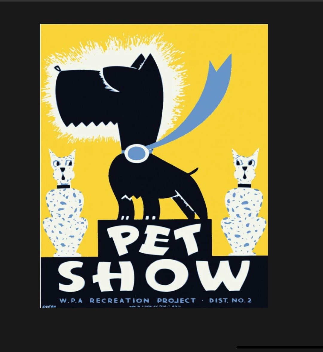 Metal Dog Show Sign Plaque, Pet Show Dog Plaque, Dog Sign. Retro Wall ...