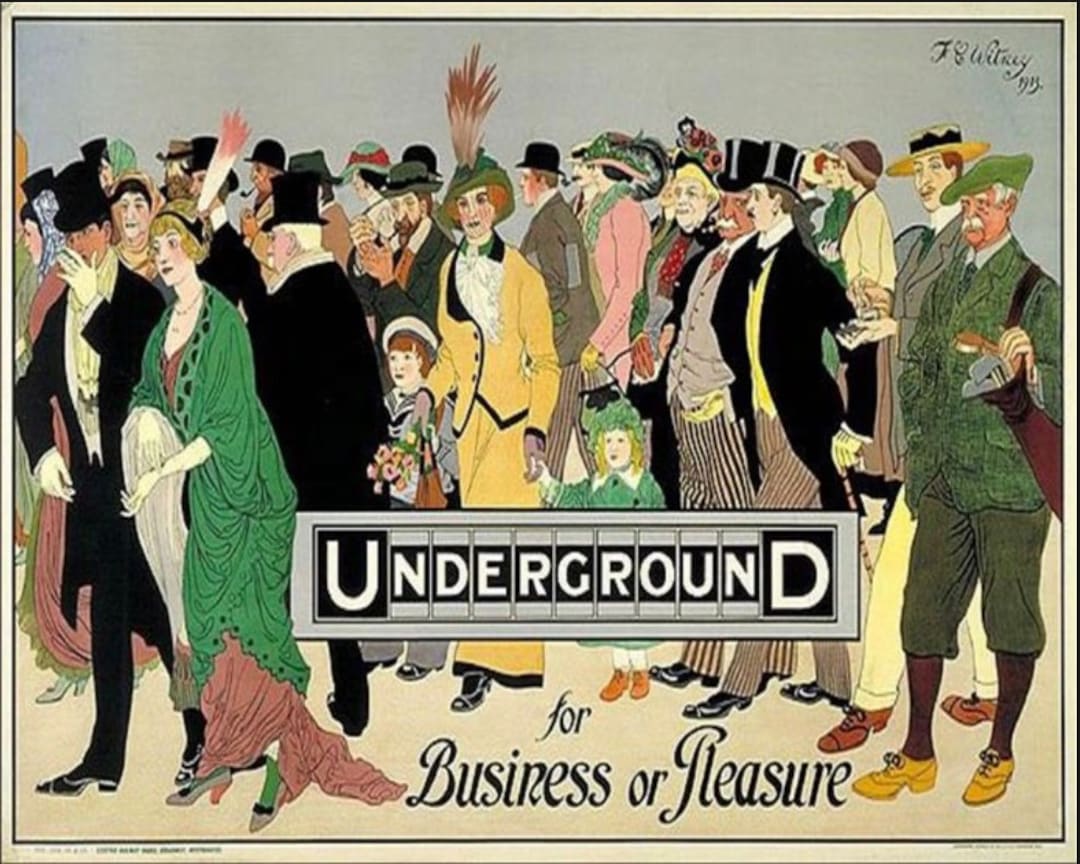 Vintage London Underground Metal Sign, Railway Sign, Vintage Sign ...