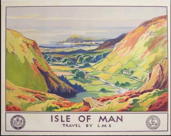 Vintage Isle of Man by Rail Metal Sign Isle of Man Sign - Etsy UK
