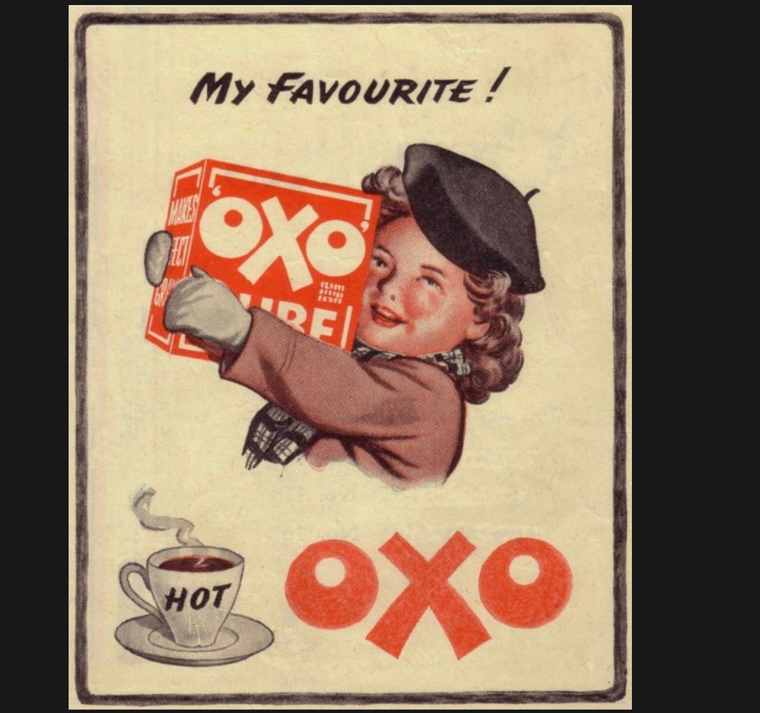 Vintage Oxo Ad Sign, Oxo Sign, Vintage Sign. Retro Wall Sign, - Etsy