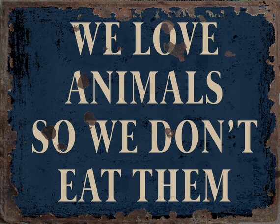 I Love Animals Sign