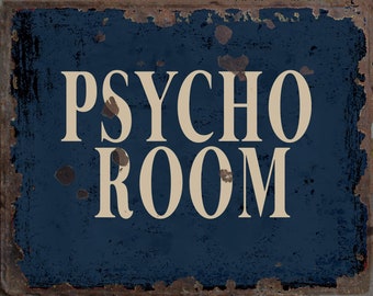 Psycho Room Sign - Etsy