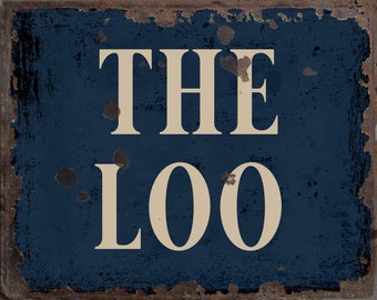 NEW Antique / Retro Style Handmade Toilet Loo Iron Black Sign - Etsy