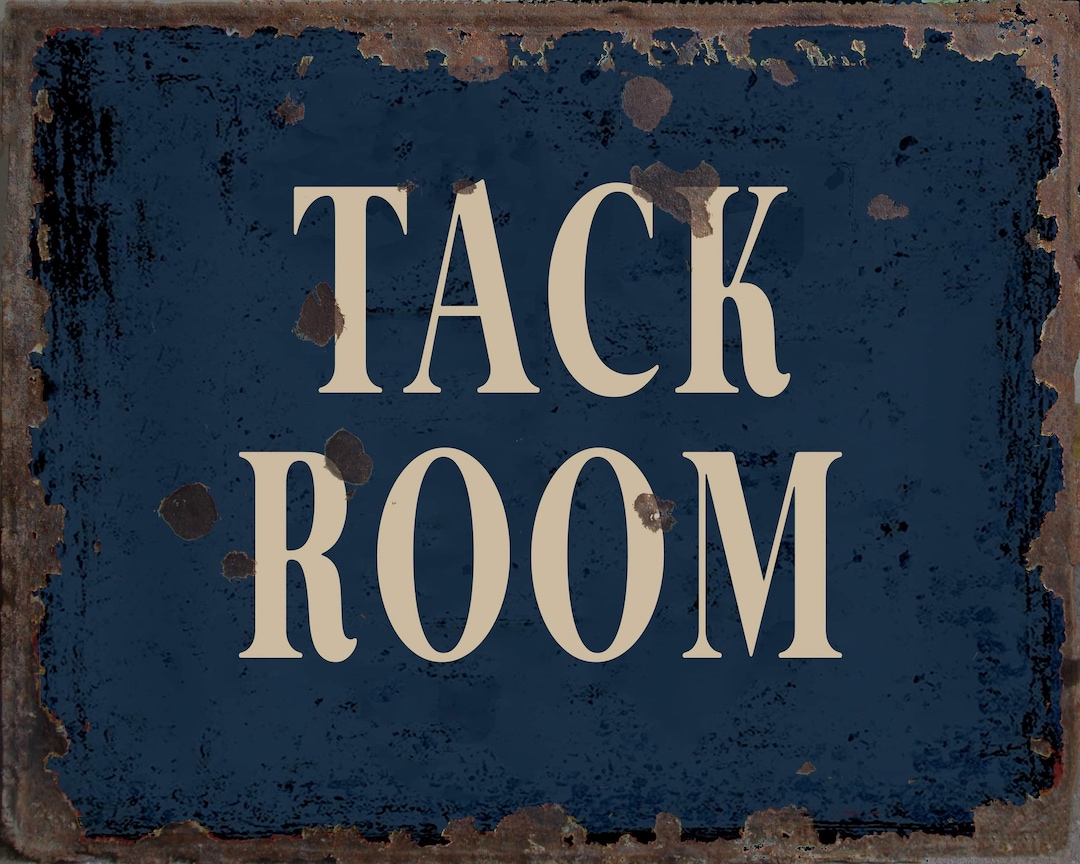 Vintage Tack Room Metal Sign,tack Room Sign, , Tack Room Plaque - Etsy