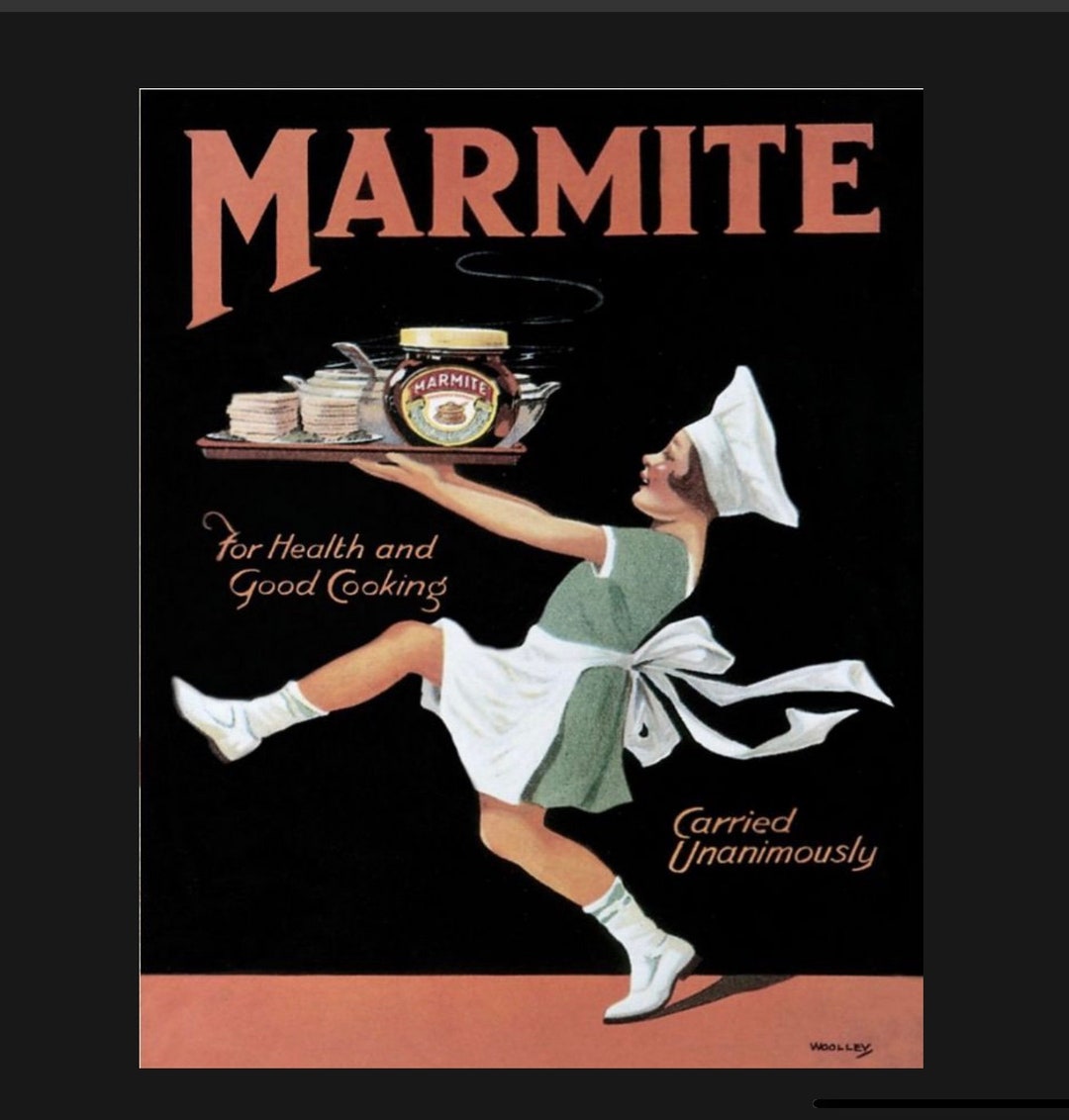 Vintage Marmiter Ad Sign, Kitchen Sign, Vintage Sign. Retro Wall Sign ...