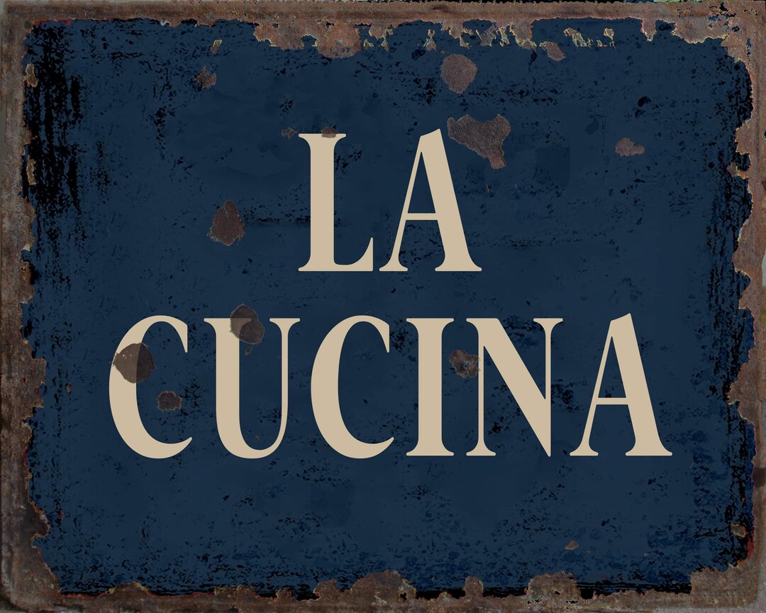 Vintage La Cucina Sign, La Cucina Plaque, La Cucina Wall Sign - Etsy