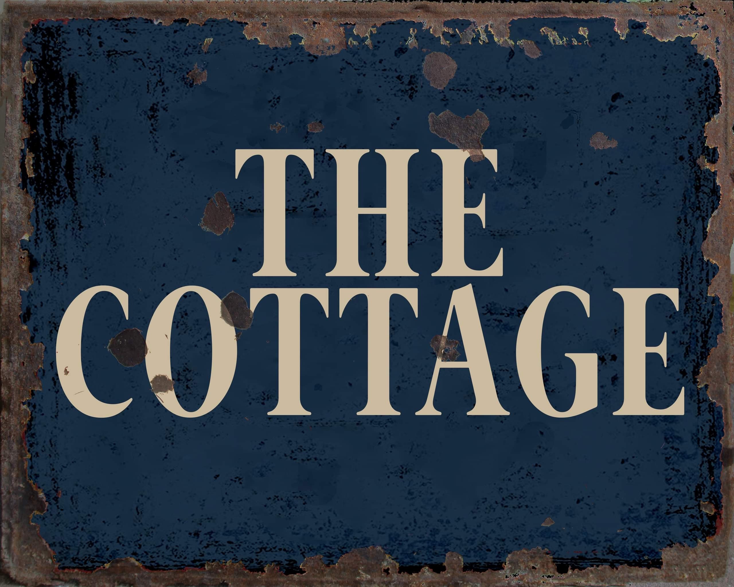Vintage the Cottage Metal Sign the Cottage Plaque the - Etsy