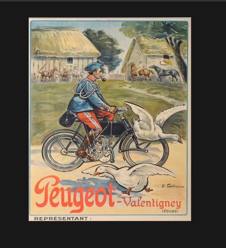 Vintage French Peugeot Sign Peugeot Sign French Sign . - Etsy