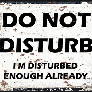 Vintage Do Not Disturb Ign Warning Sign Vintage Sign. Retro - Etsy UK