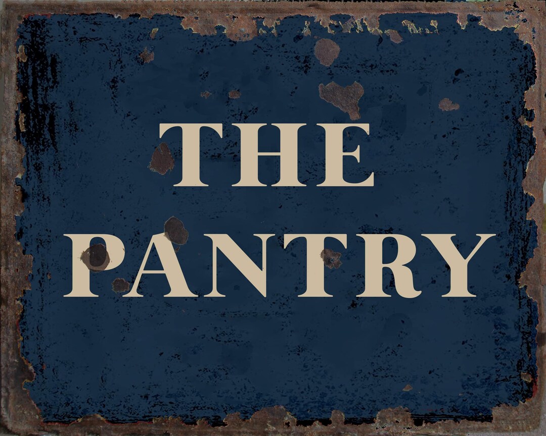 The Pantry Metal Sign, the Pantry Sign, the Pantry Plaque, Pantry - Etsy
