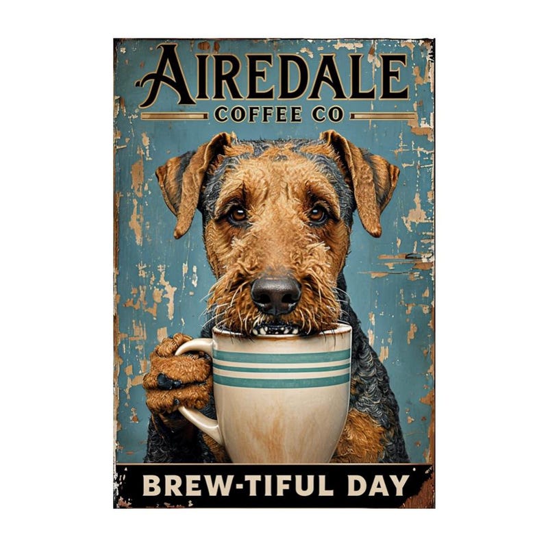 Airedale Terrier Plaque - Etsy