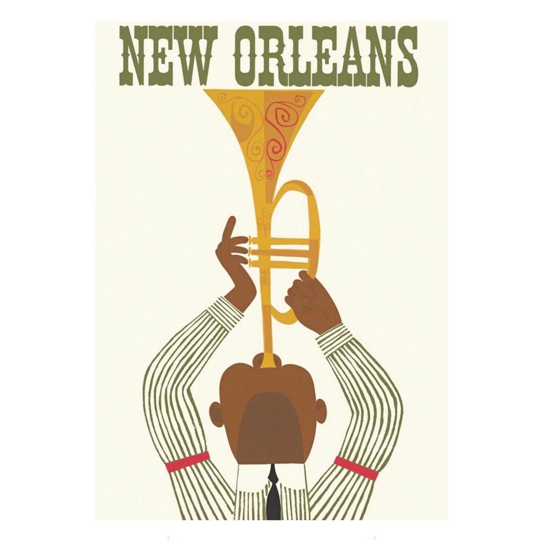 Vintage New Orleans Sign, Travel Sign, Vintage Sign. Retro Wall Sign ...