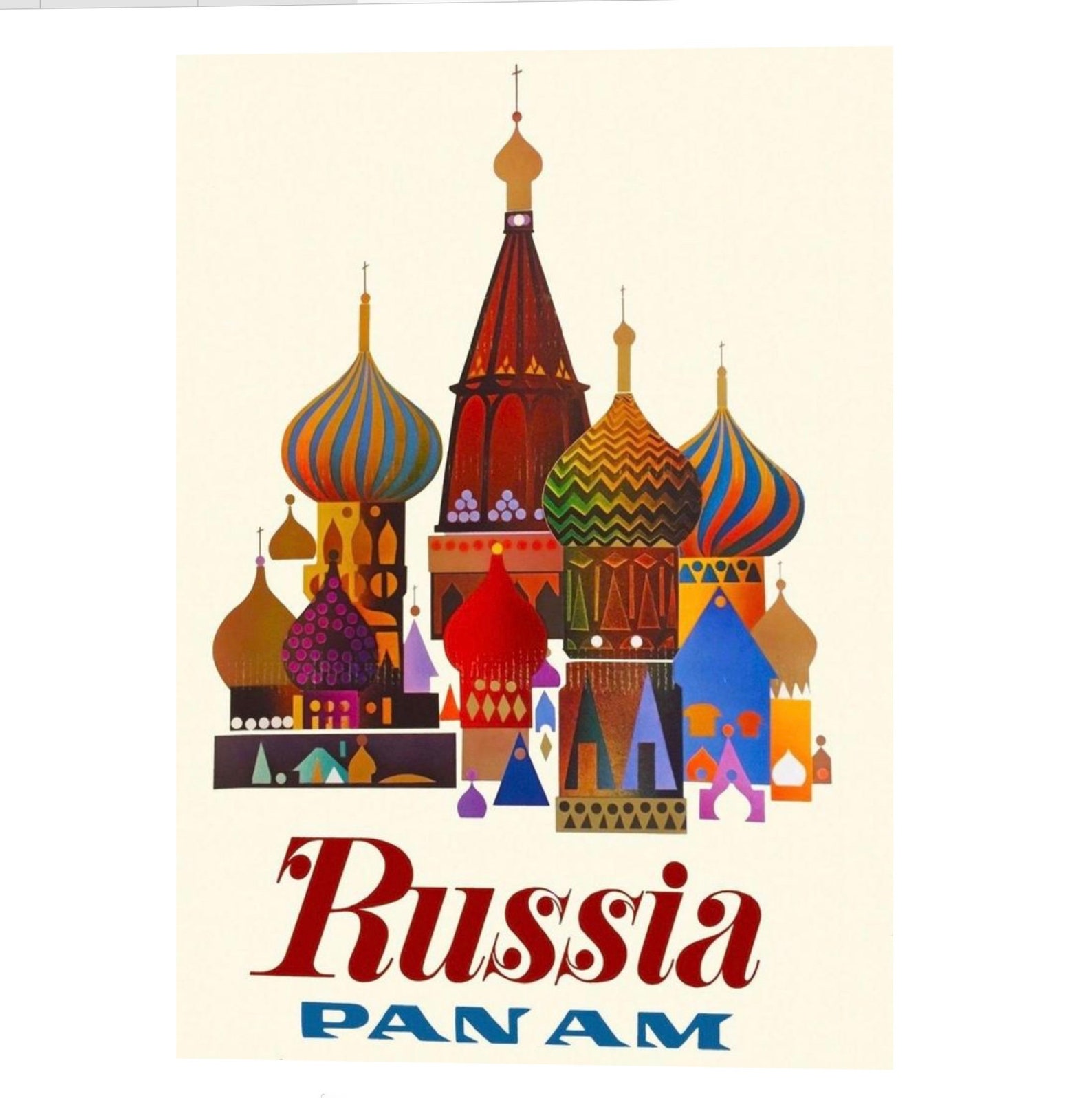 Vintage Visit Russia Sign, Travel Sign, Vintage Sign. Retro Wall Sign ...