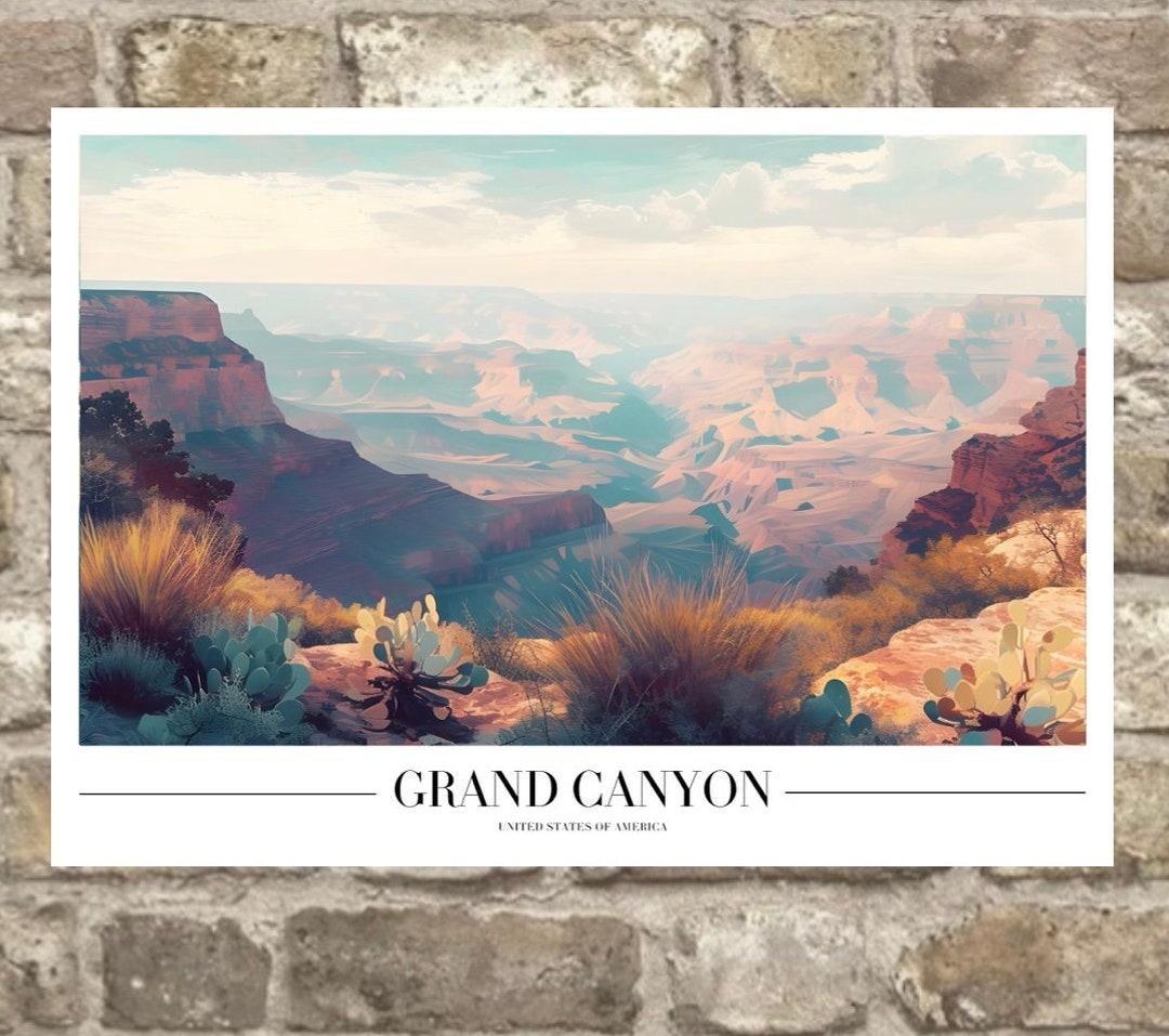 Grand Canyon Metal Sign, Grand Canyon Sign, Grand Canyon Plaque, Travel ...