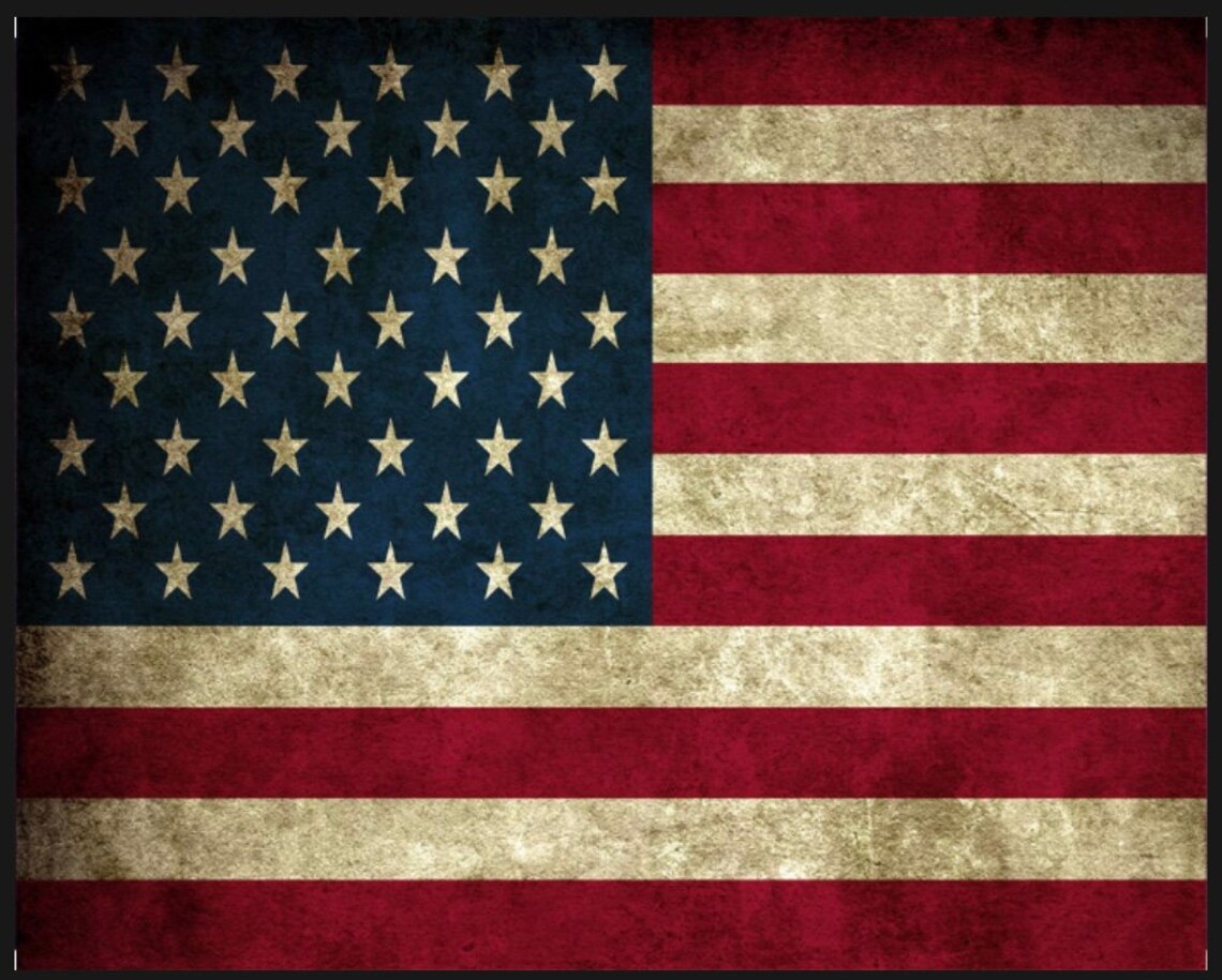 Vintage Stars and Stripes Sign, Stars and Stripes Sign, Vintage Sign ...