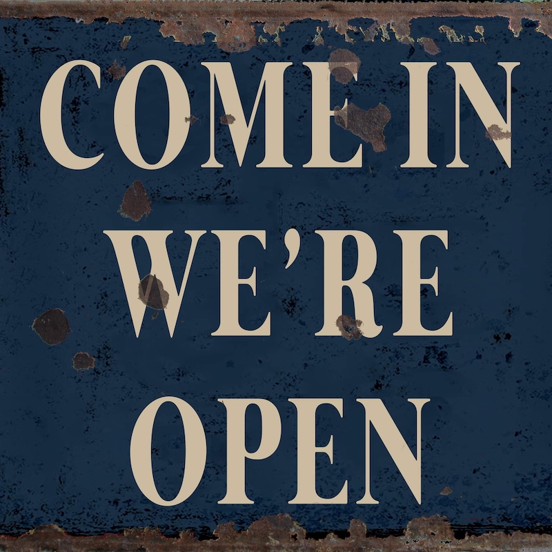 We Are Open Signs - Etsy