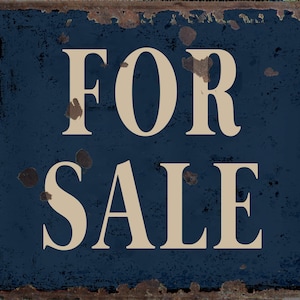 Vintage for Sale Sign, for Sale Plaque, for Sale Wall Sign - Etsy