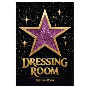 Vintage Dressing Room Metal Sign, Dressing Room Plaque, Dressing Room ...