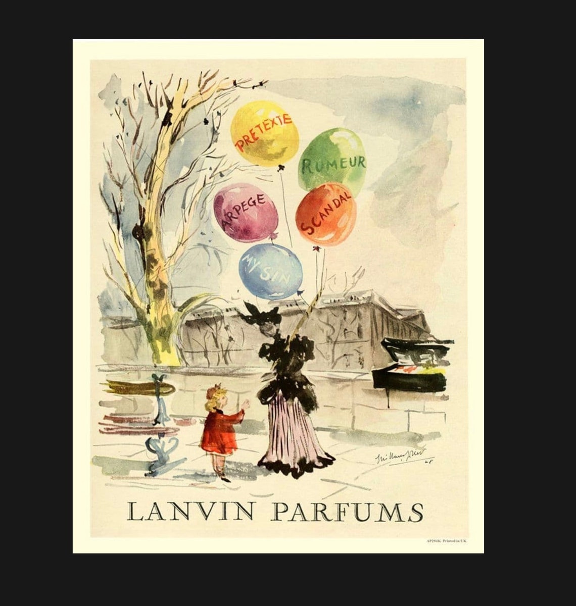 Vintage French Perfume Ad Metal Sign Perfume Sign French | Etsy