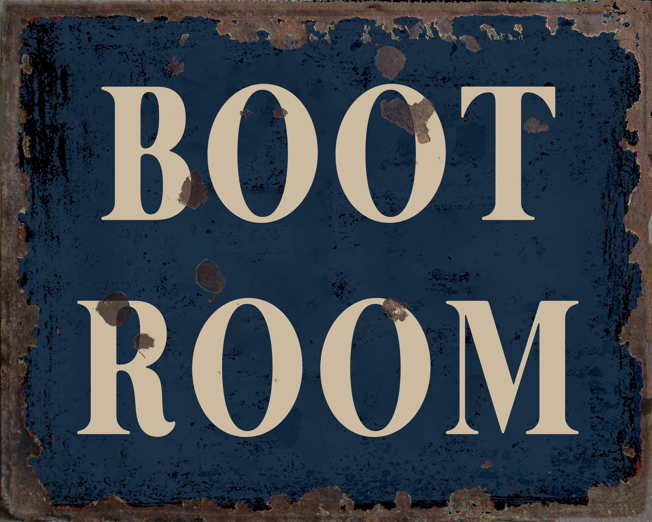 Vintage Boot Room Metal Sign, Boot Room Plaque, Boot Room Retro Wall ...