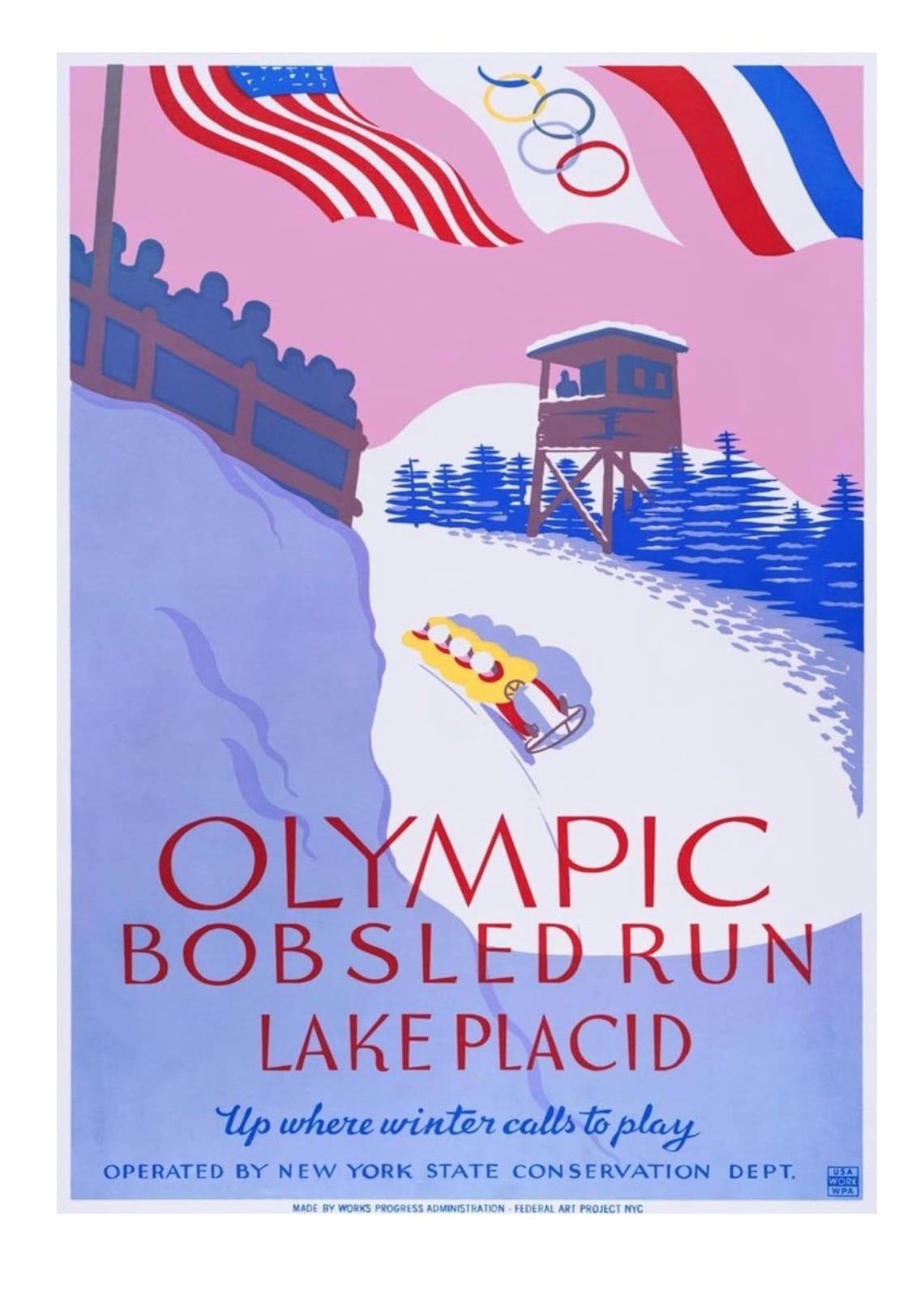 Vintage Lake Placid Oloympics Metal Sign Travel Sign Vintage - Etsy