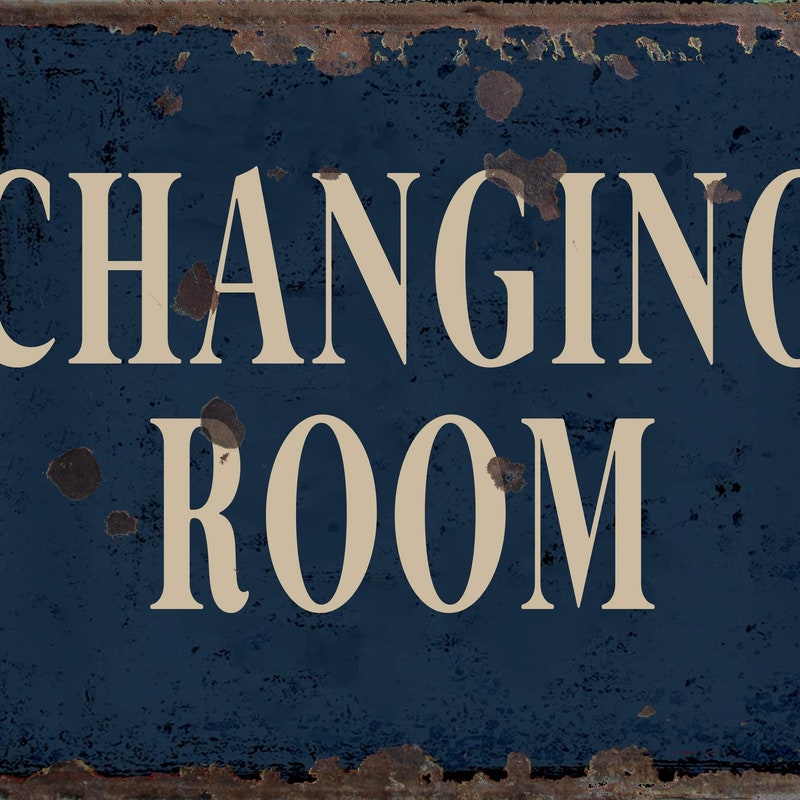 Changing Room Sign - Etsy