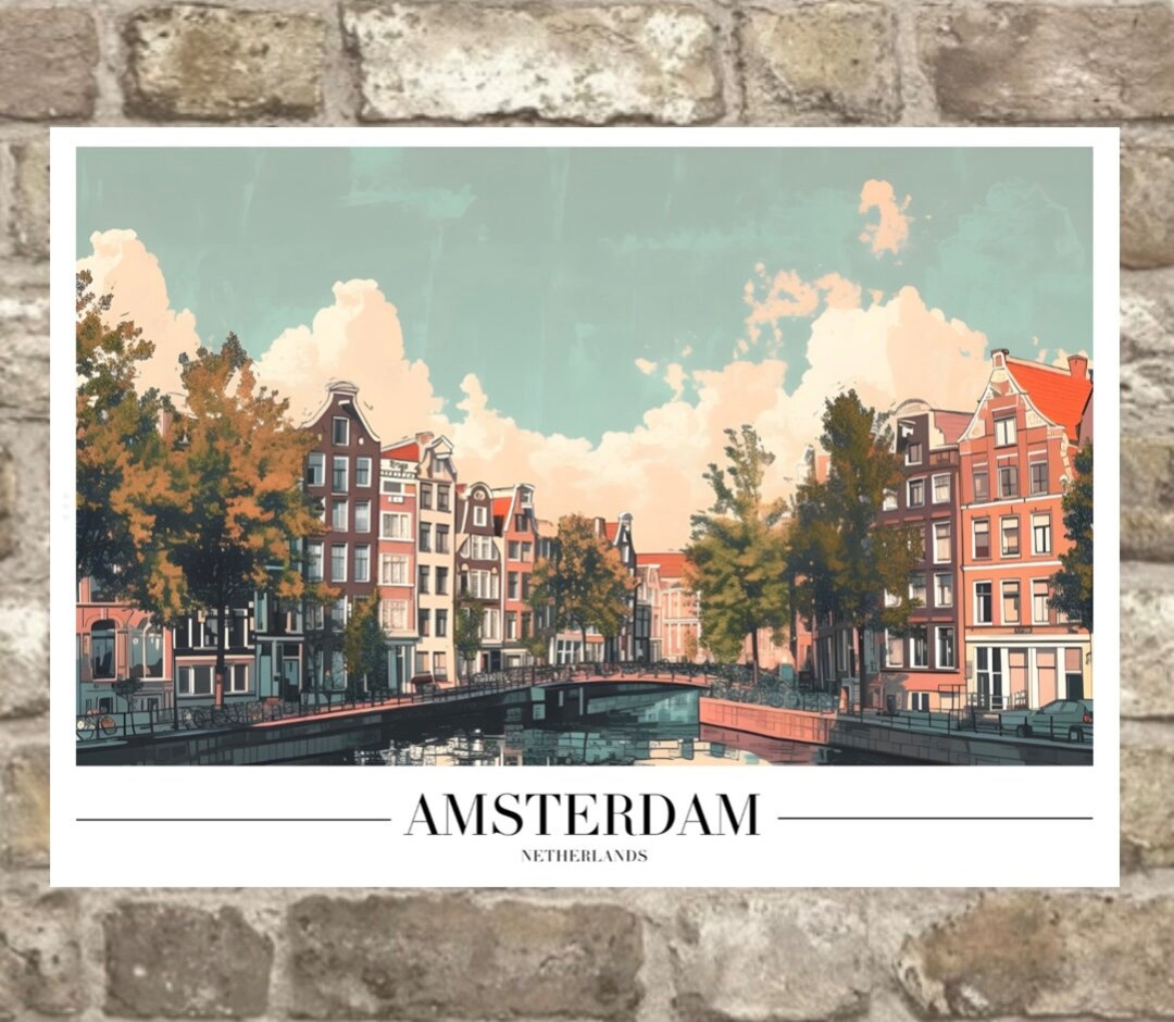 Amsterdam Metal Sign, Amsterdam Sign,amsterdam Plaque, Travel Sign, Amsterdam - Etsy