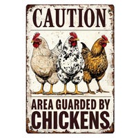 Beware of the Chickens - Etsy