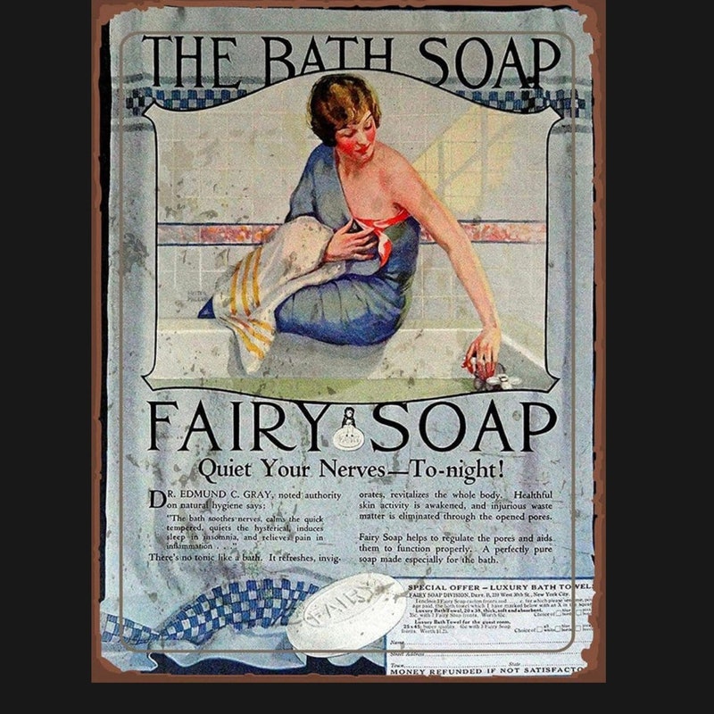 Vintage Soap Sign - Etsy