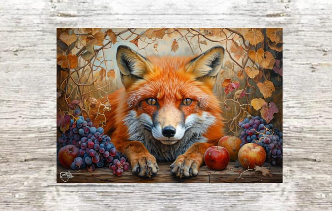 Fox Glass Chopping Board, Fox Cutting Board, Fox Kitchen,kitchen - Etsy