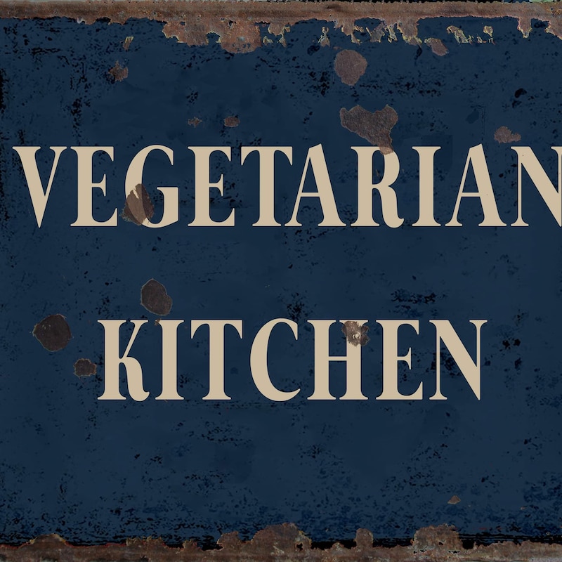 Vegetarian Sign - Etsy