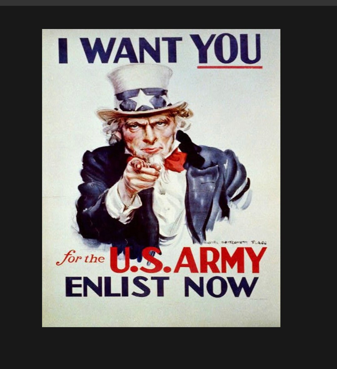 Vintage I Want You Sign, Wartime Sign, Vintage Sign. Retro Wall Sign ...