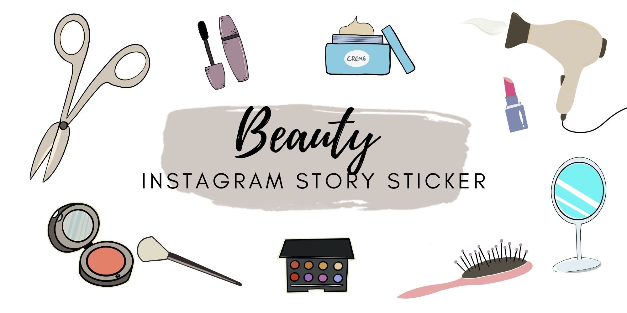 Drawing & Illustration storysticker,story sticker Beauty clipart ...