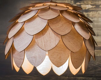 Wood lamp shade | Etsy