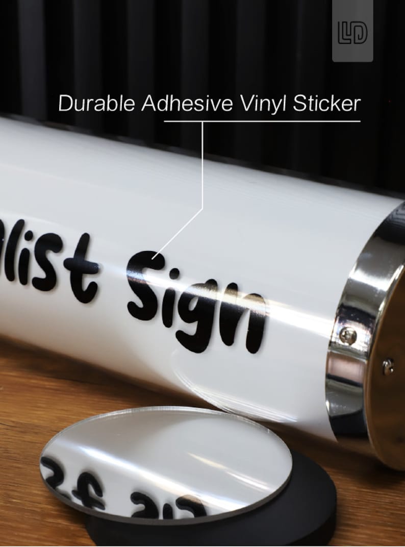 LED Brand Logo, Small Cylinder Shape Lightbox Sign, Warm Light, Retro ...