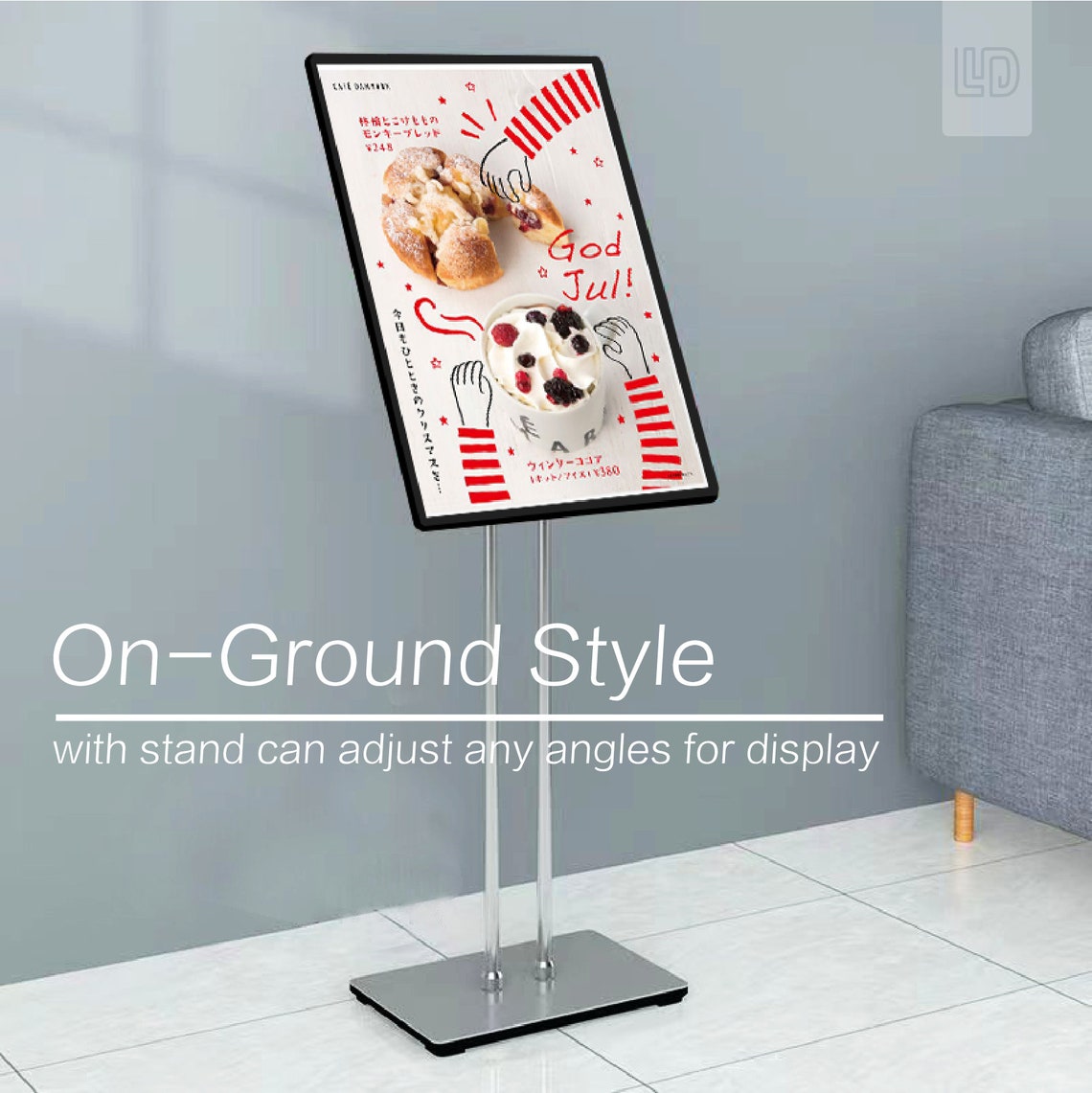 Illuminated Modern Style Extra Thin LED Poster Display Lightbox With ...