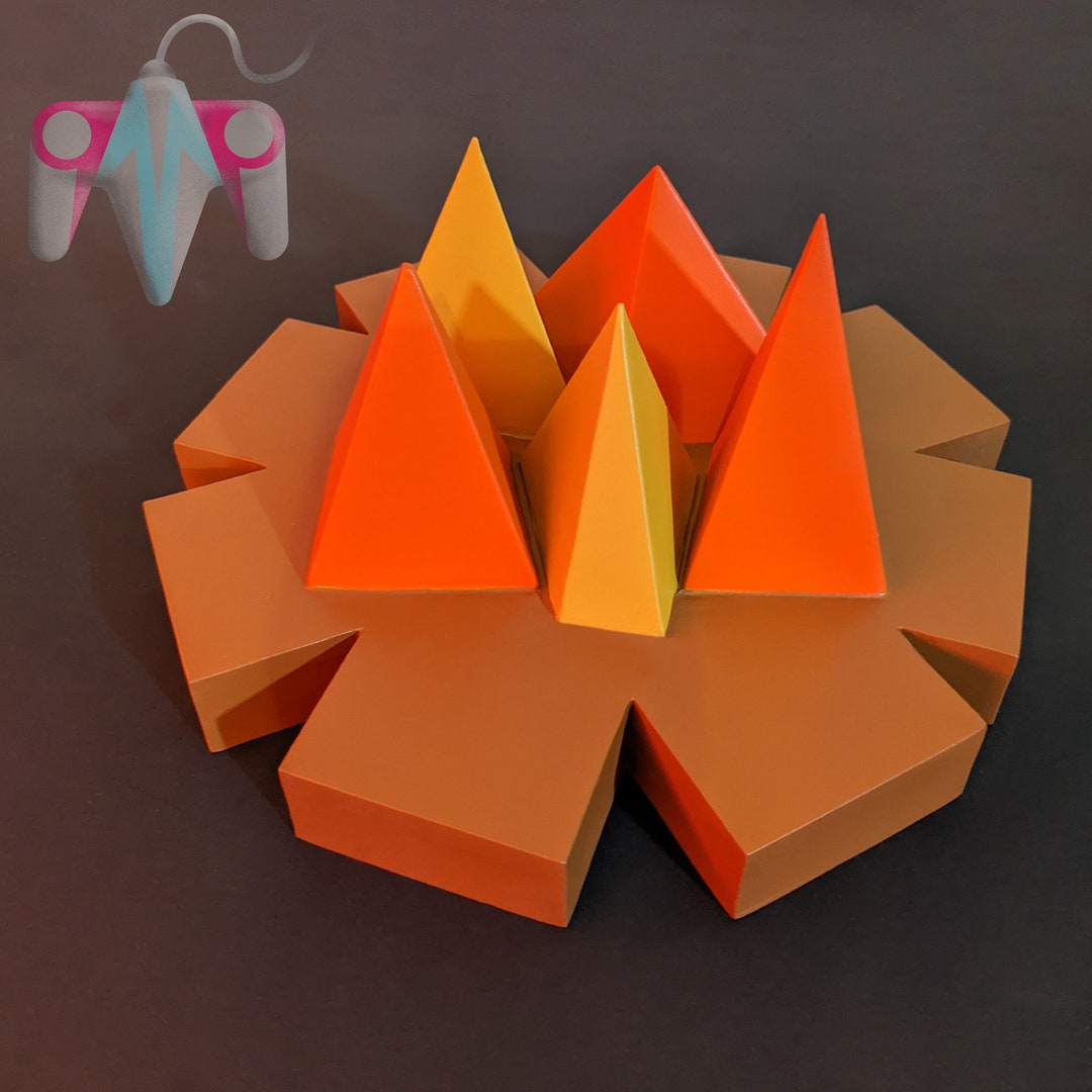 3D Printed Old School Runescape Fire OSRS FREE SHIPPING - Etsy