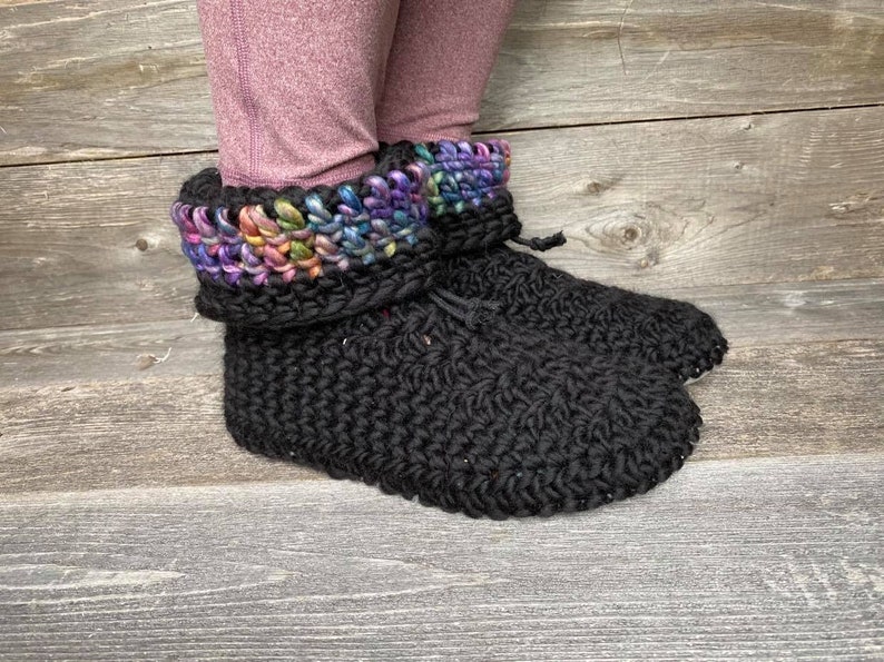 Adult Pattern Log Life Handmade Sheepskin Slippers | Etsy