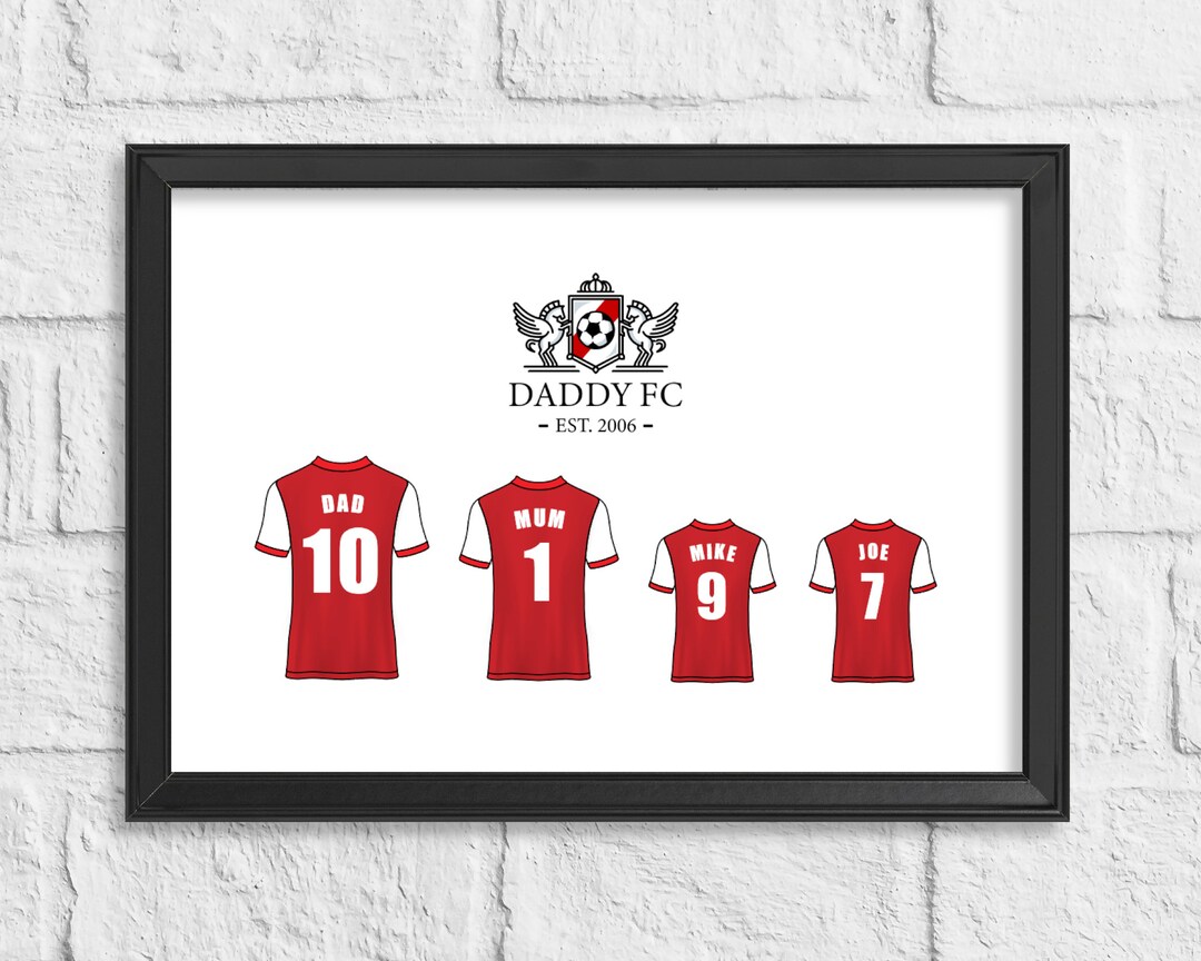 Fathers Day Football Gift - Fathers Day Print - Football Print ...