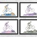 Personalised Mountain Bike Word Art Gift - Word Art Wall Print - MTB ...