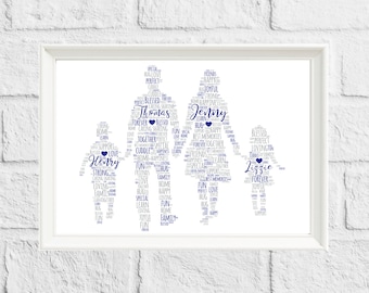 Family Word Art | Etsy