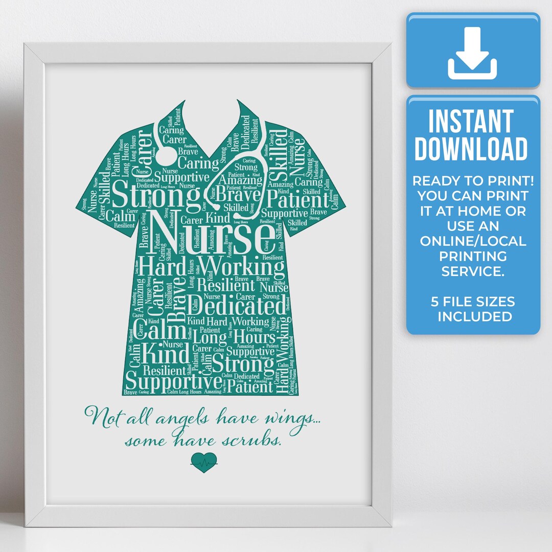 Unique Scrubs Design Gift for Nurses, Doctors, Physiotherapists ...
