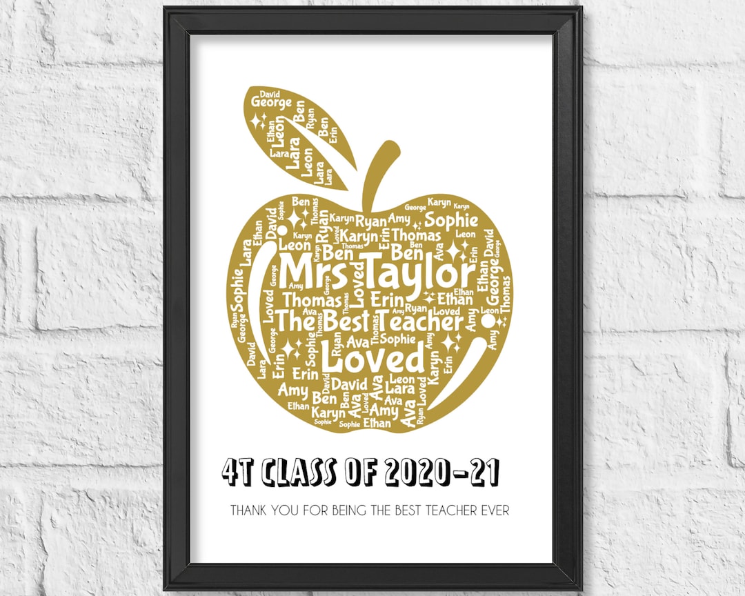 Teacher Thank You Gift, School Leavers Gift, End of Term Present, Head ...
