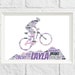 Personalised Mountain Bike Word Art Gift - Word Art Wall Print - MTB ...