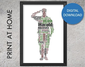 Military Word Art | Etsy
